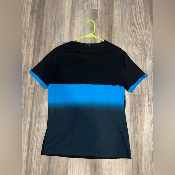 Shirts | Black And Blue Gradient Tshirt | Poshmark
